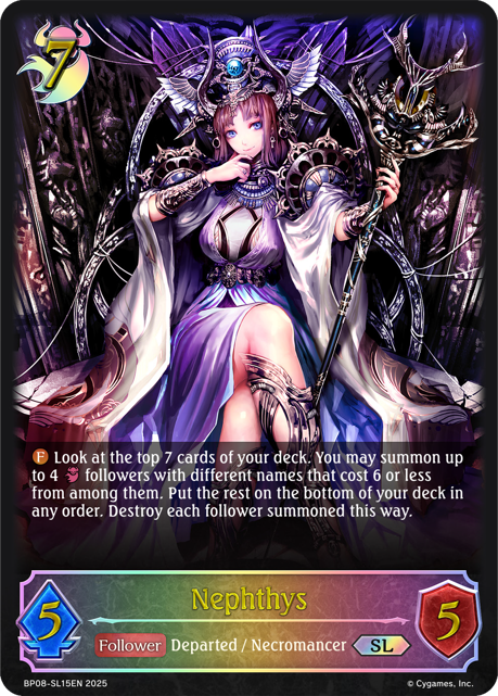 Nephthys (SL) - Cardfight Vanguard Cards Singles - Cardfight Vanguard Shop